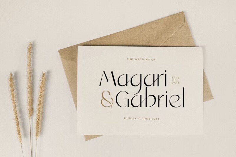 Santiago modern chic stylish font - Free Font