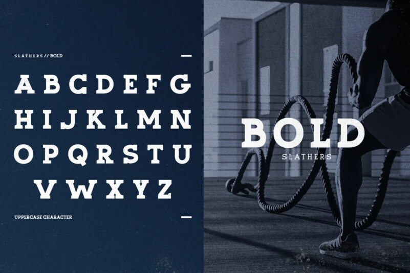 Slathers - Ligature Slab Serif - Free Font