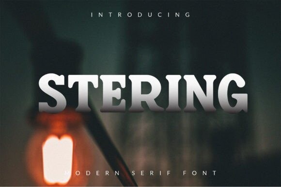 Stering Font - Free Font