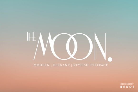 The Moon Font - Free Font