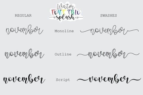 Water Splash Font - Free Font