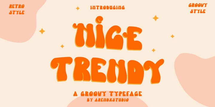Nice Trendy Font - Free Font