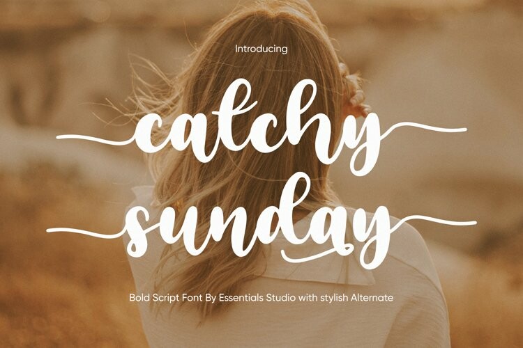 Catchy Sunday Font - Free Font