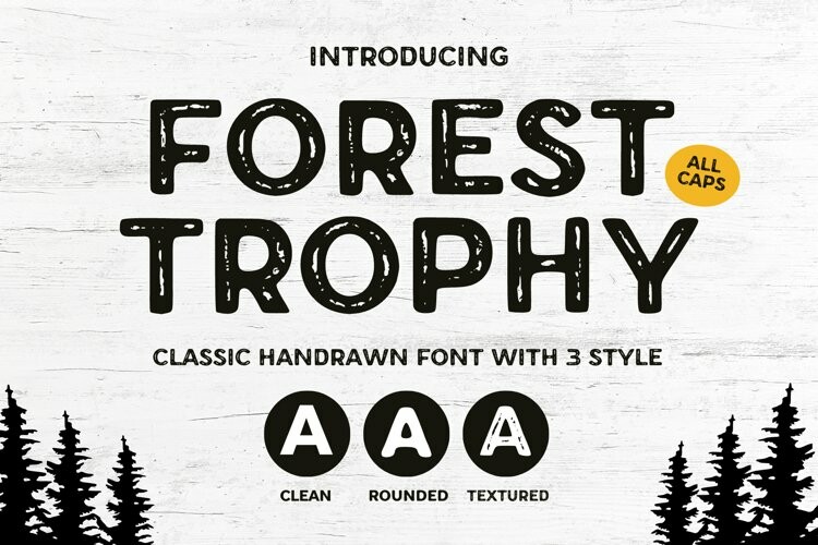Forest Trophy Font - Free Font
