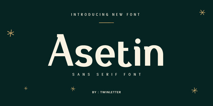 Asetin Font Family - Free Font