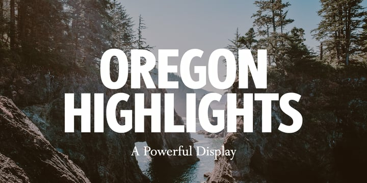 Oregon Highlights Font - Free Font