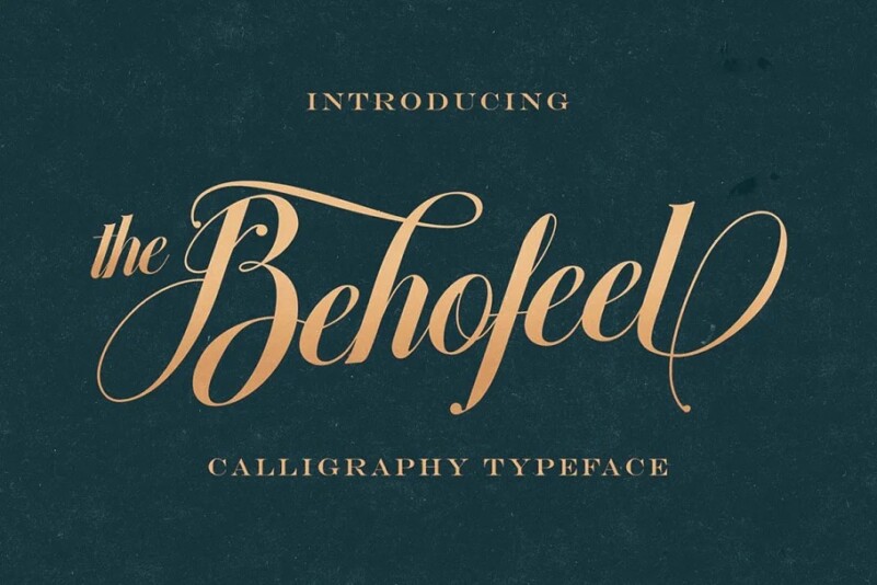 Behofeel Decorative Script - Free Font