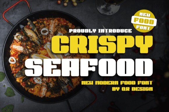 Crispy Seafood Font - Free Font