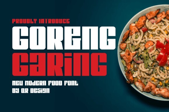 Goreng Garing Font - Free Font