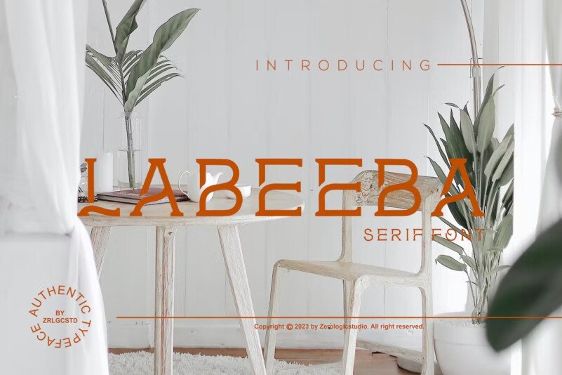Labeeba font - Free Font