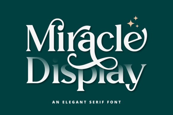 Miracle Display Font - Free Font