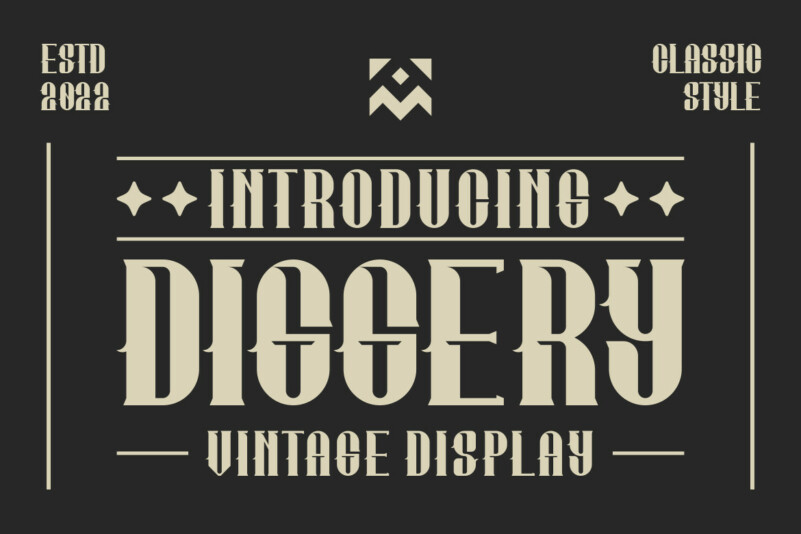 DIGGERY FONT - Free Font