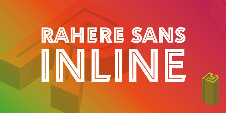 Rahere Sans Inline Font - Free Font