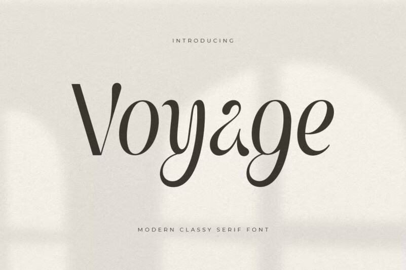 Voyage - Modern Classy Serif Font - Free Font