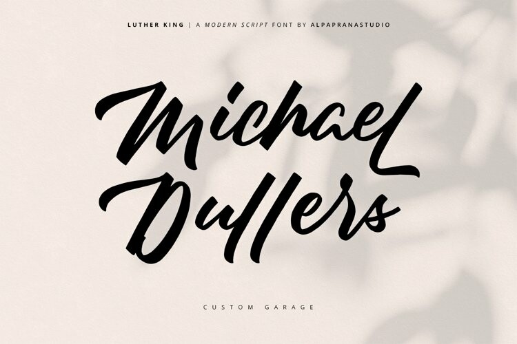 Luther King Font - Free Font