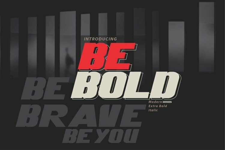 Be Bold Font - Free Font