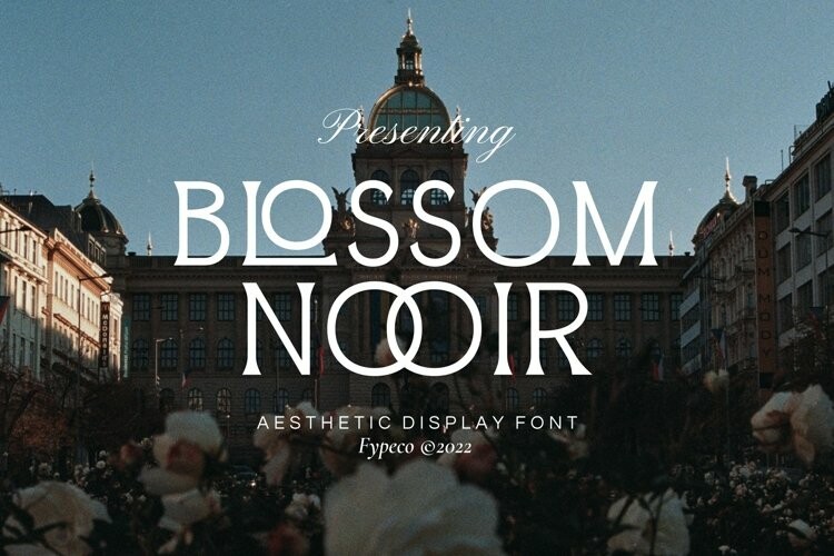 Blossom Noir Font - Free Font