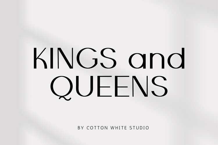 Kings and Queens Font - Free Font