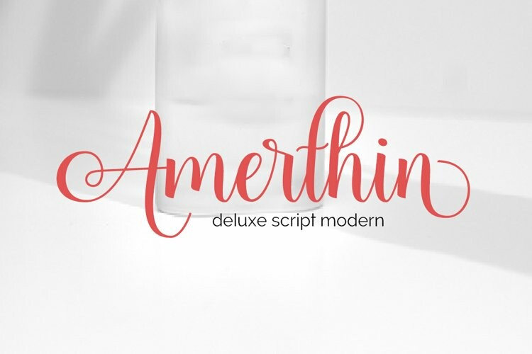 Amerthin Font - Free Font