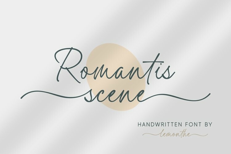 Romantis Scene Font - Free Font