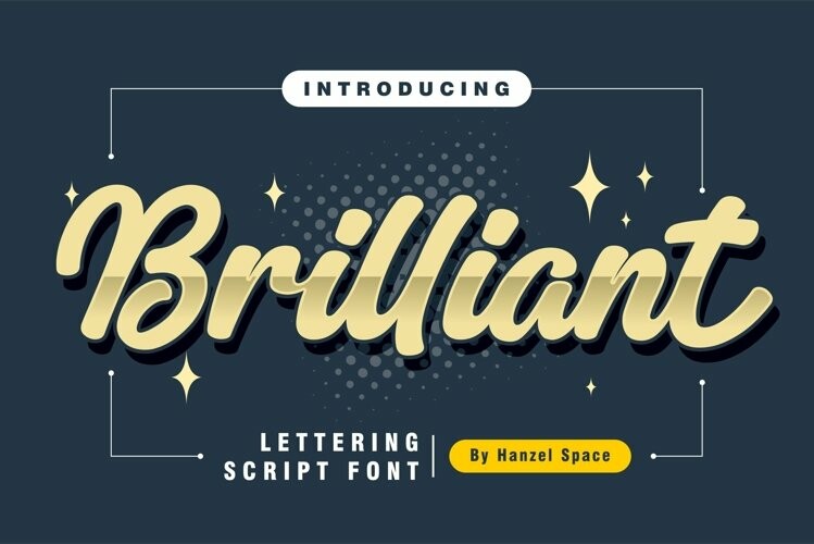 Brilliant | Lettering Script Font - Free Font