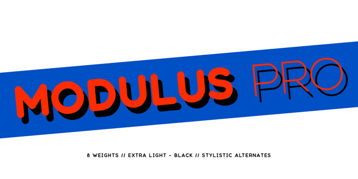 Modulus Pro Font Family - Free Font