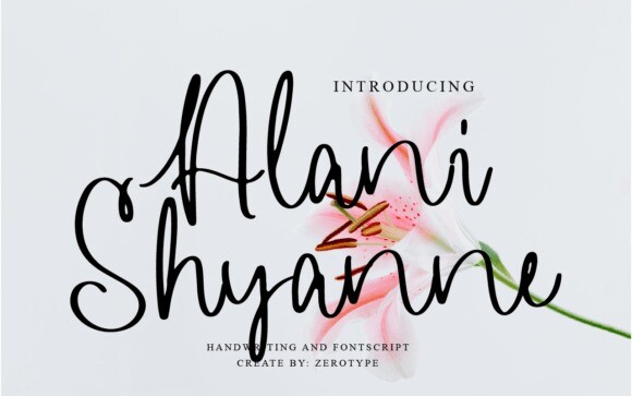 Alani Shyanne Font - Free Font