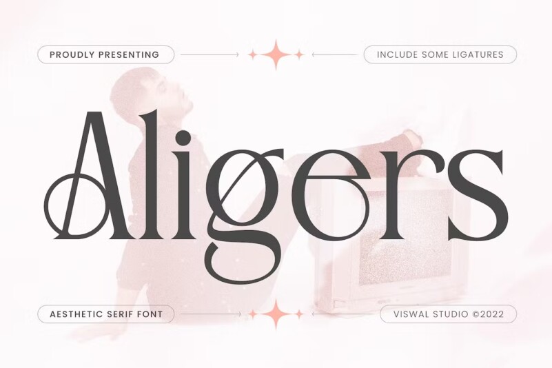 Aligers - Modern Font - Free Font