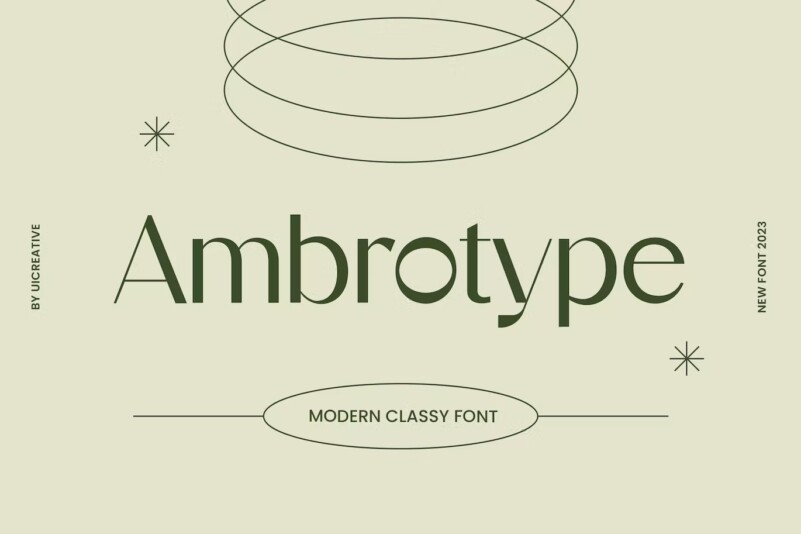 Ambrotype Modern Classy Sans Serif Font - Free Font
