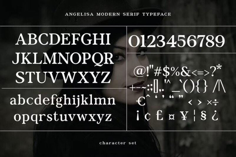 Angelisa Modern Serif Typeface - Free Font