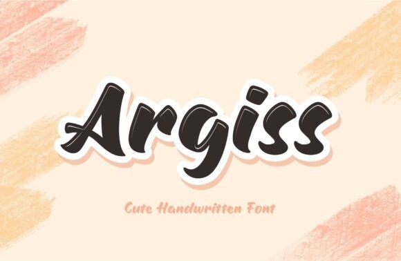 Argiss Handwritten Font - Free Font