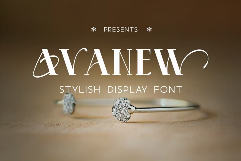 Avanew - Display Font - Free Font