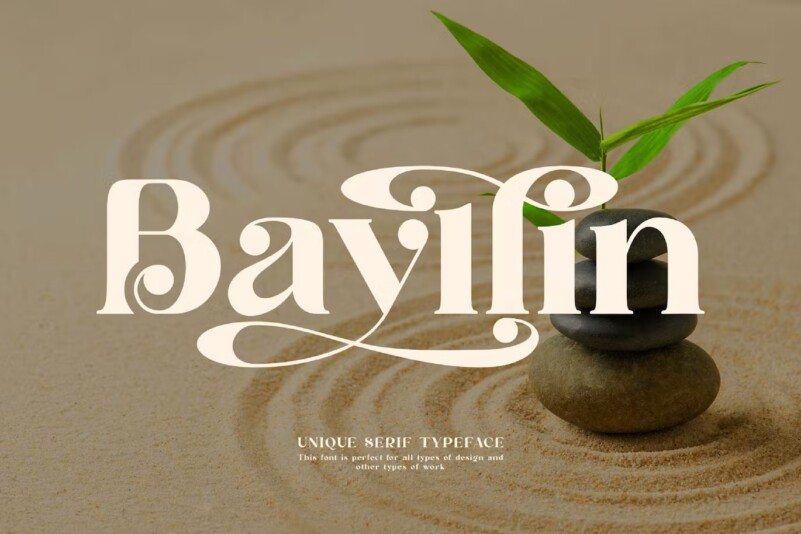 Baylin Serif Typeface Font - Free Font