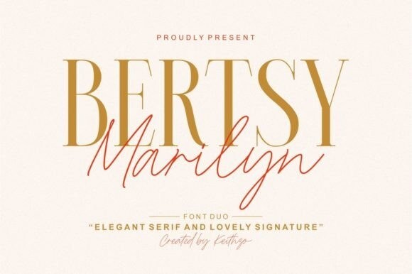 Bertsy Marilyn Font - Free Font