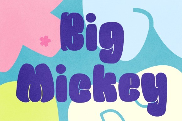 Big Mickey - Cartoon Font - Free Font