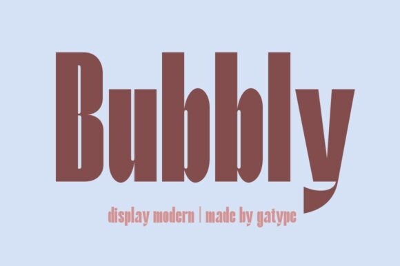 Bubbly Font - Free Font