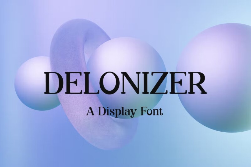 Delonizer Display Serif Font - Free Font