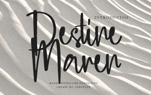 Destine Maren Font - Free Font