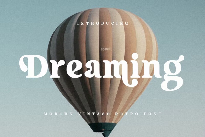 Dreaming - Modern Vintage Retro Font - Free Font