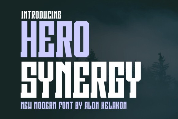 Hero Synergy Font - Free Font Hero Synergy Font - Free Font