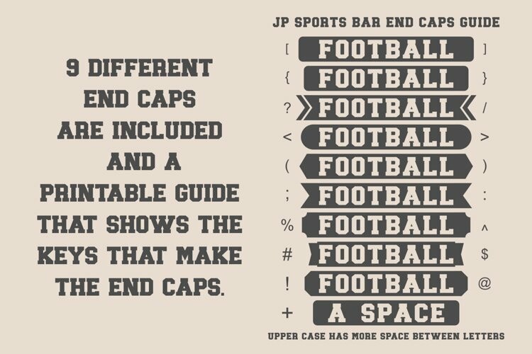 Sports Bar Font - Free Font