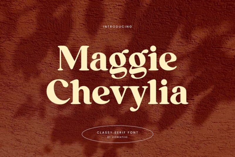 Maggie Chevylia Classic Serif Font - Free Font