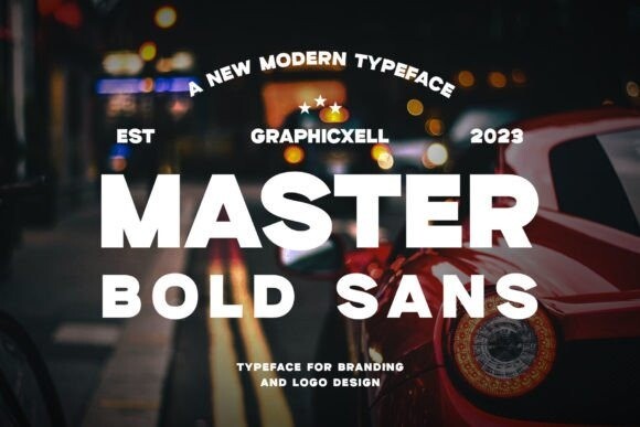 Master Bold Font - Free Font