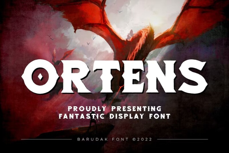 Ortens - Serif Display Font - Free Font