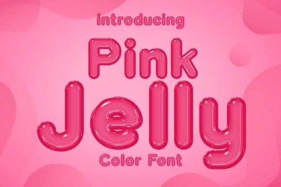 Pink Jelly Font - Free Font