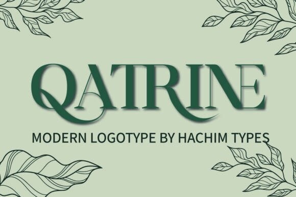 Qatrine Font - Free Font