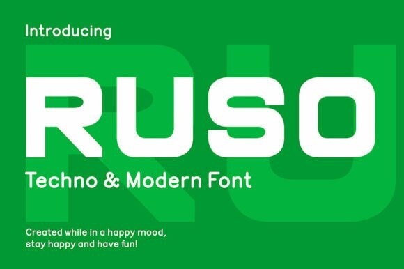 Ruso Font - Free Font