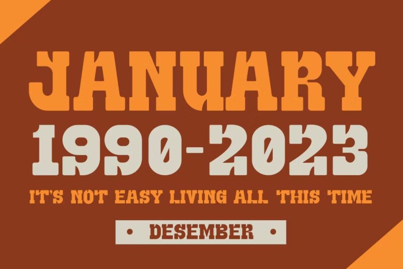 Second Bold Display Font - Free Font