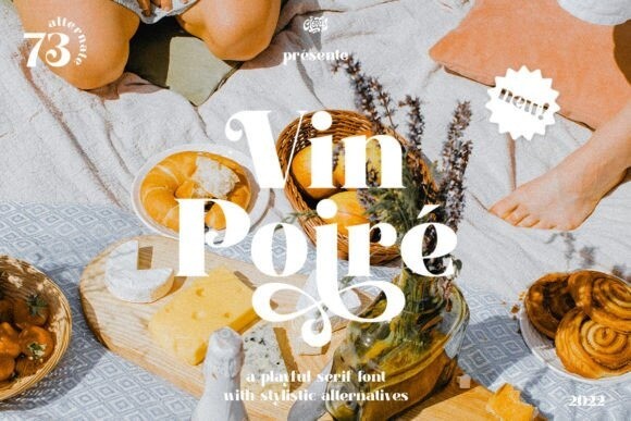 Vin Poiré Font - Free Font