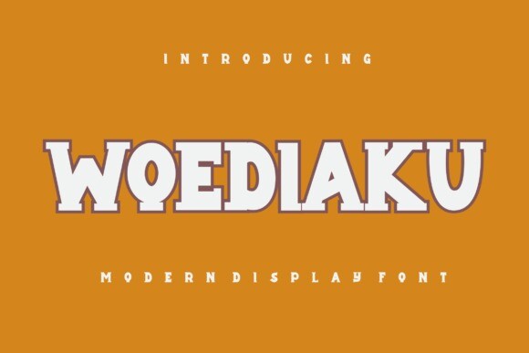 Woediaku Font - Free Font